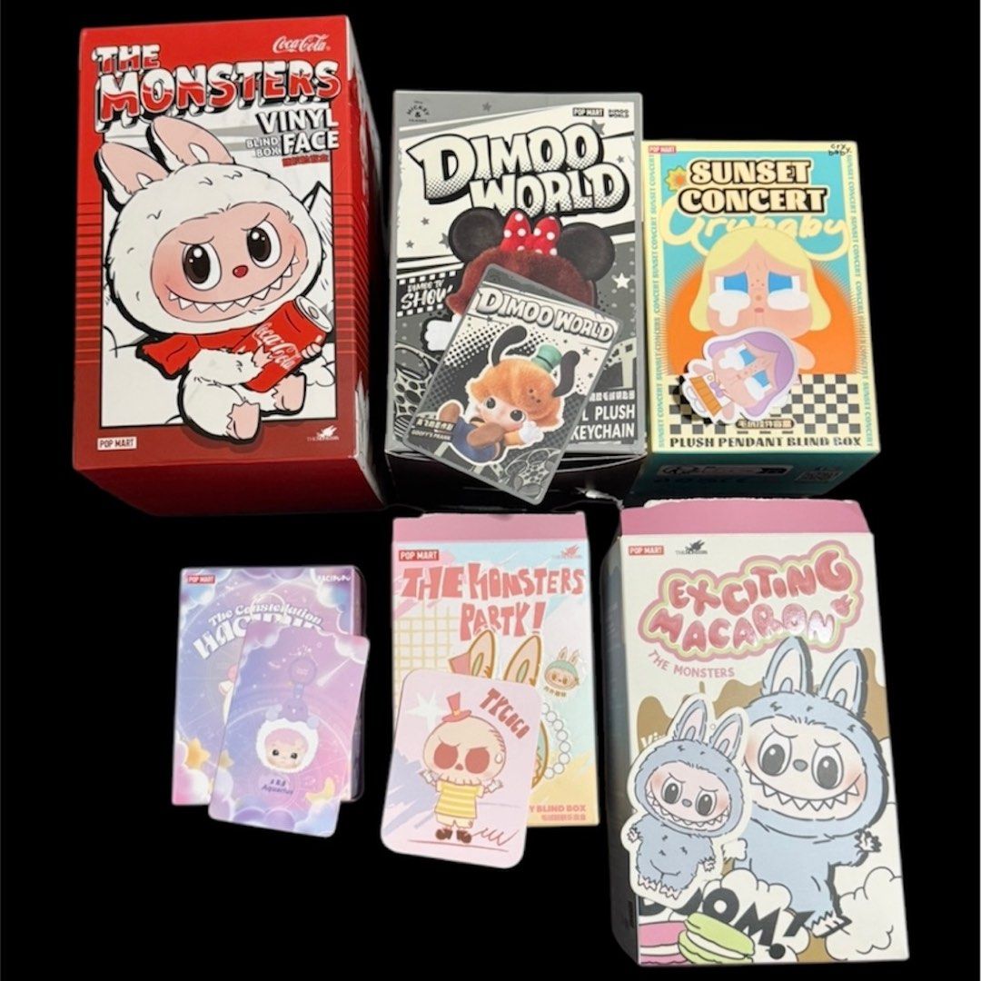 [WTS CHEAP] Popmart Official Pendant Plush Doll (Labubu Coke Cola ...