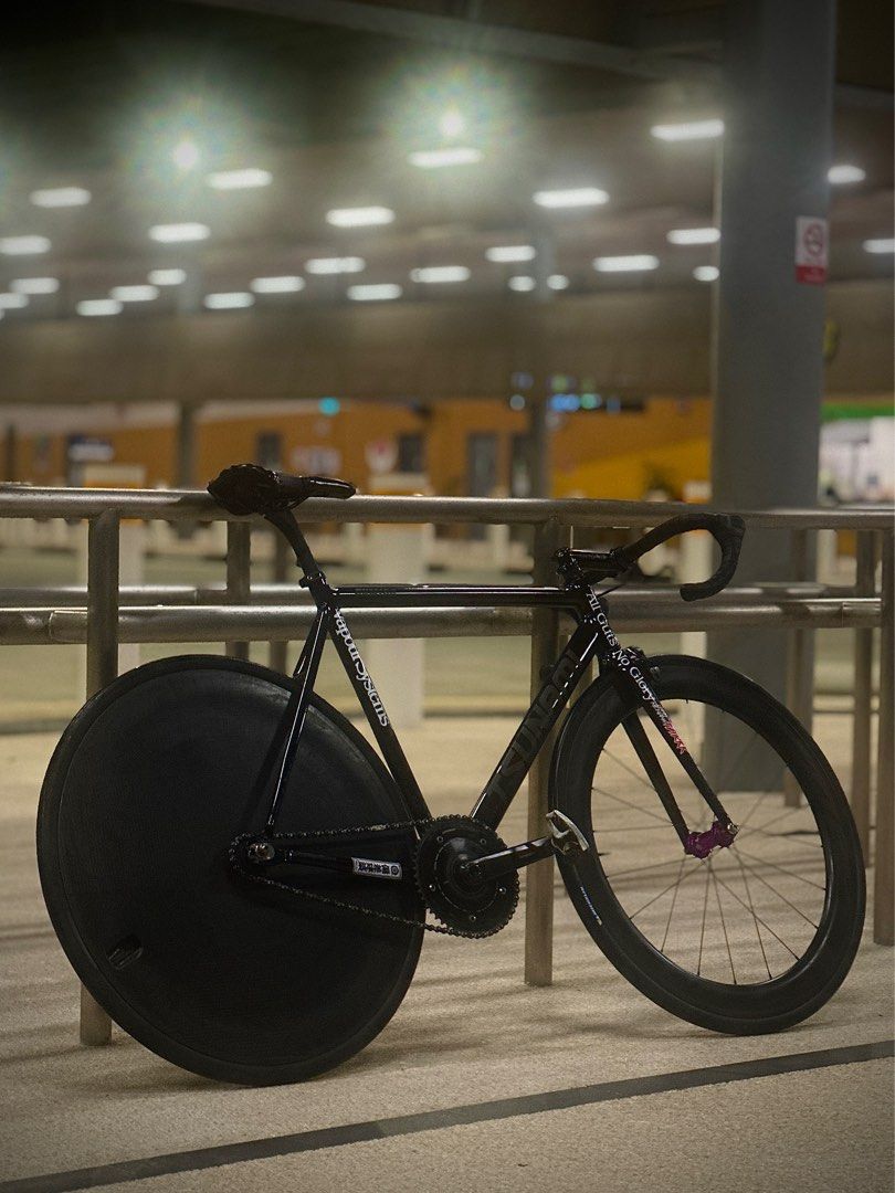 wts front and disc wheel single speed fixed gear fixie, Sports ...