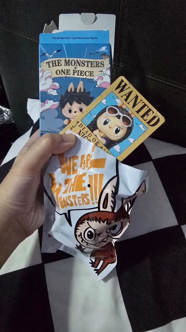 WTS/LFB One Piece Labubu Pop Mart Jinbe Nico Robin, Hobbies & Toys ...