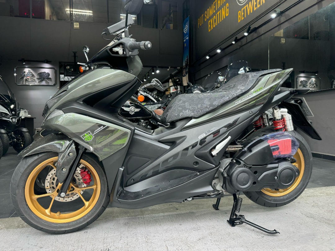 Yamaha Aerox V1 ( Keyless ) COE till Jan 2032. DP $200, Motorcycles ...