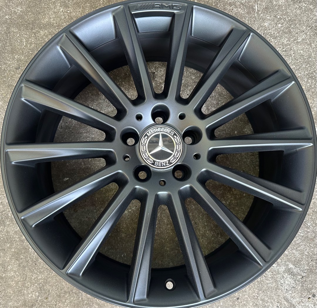 19” 5x112 Used Mercedes AMG Rim, Car Accessories, Tyres & Rims on Carousell