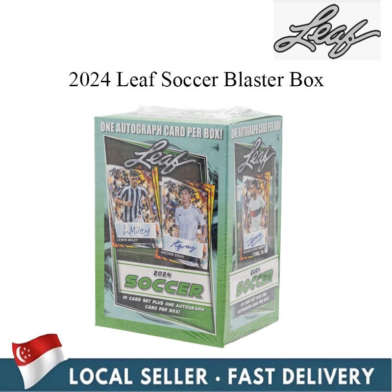 2024 Leaf Soccer Blaster box- 1 autograph per box, Hobbies & Toys ...