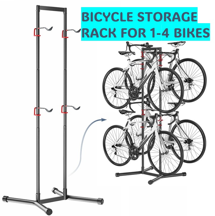 4 Bike Freestanding Rack / 4 Bicycle Freestanding Rack / Bicycle Rack ...