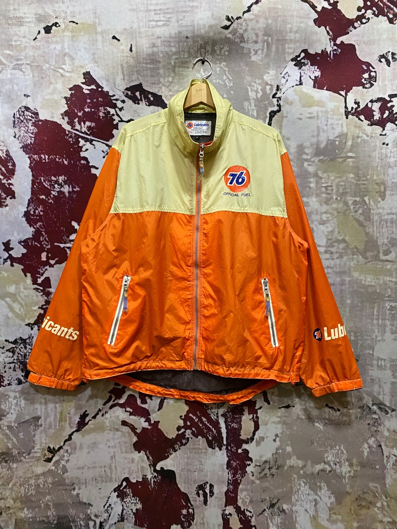 76Lubricants Windbreaker Jacket Permotoran Yamaha Suzuki Lucky Strike ...