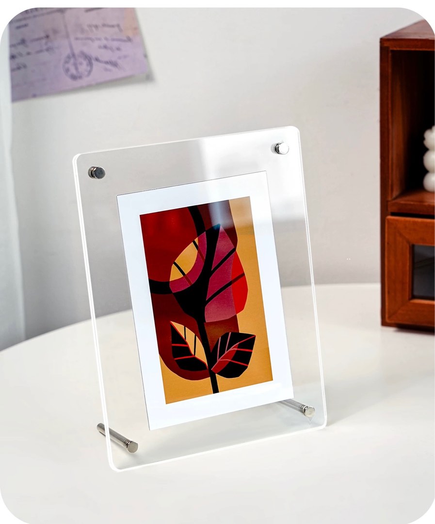 Acrylic Photo Frame Stand, Furniture & Home Living, Home Decor ...