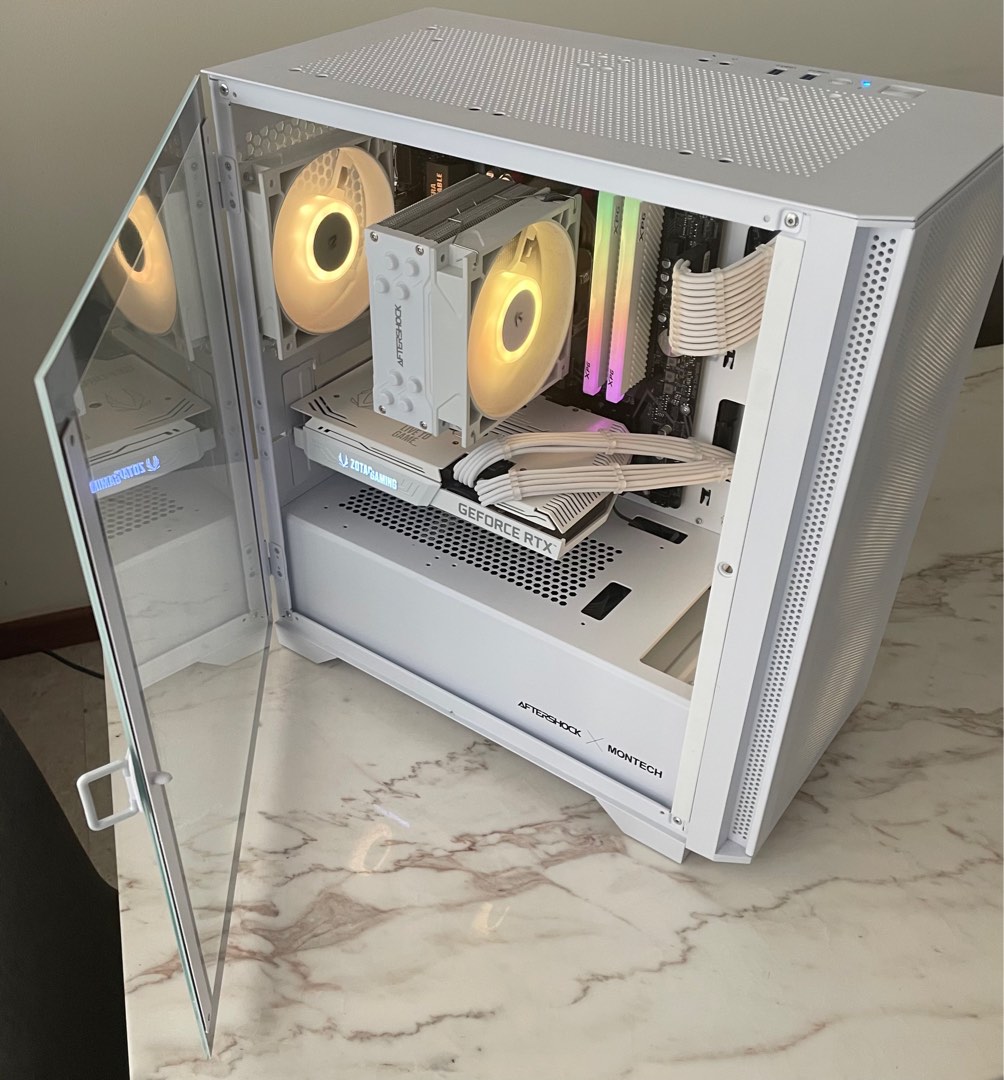 Aftershock Cloud White Desktop PC, Computers & Tech, Desktops on Carousell