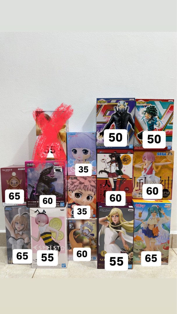 Anime figure, one piece, Godzilla, q posket, Hobbies & Toys, Toys ...