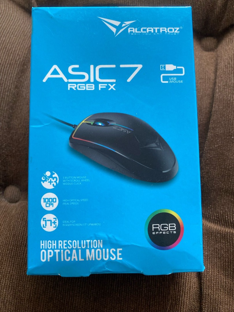 ASIC 7 RGB FX Optical Mouse, Computers & Tech, Parts & Accessories, Mouse & Mousepads on Carousell