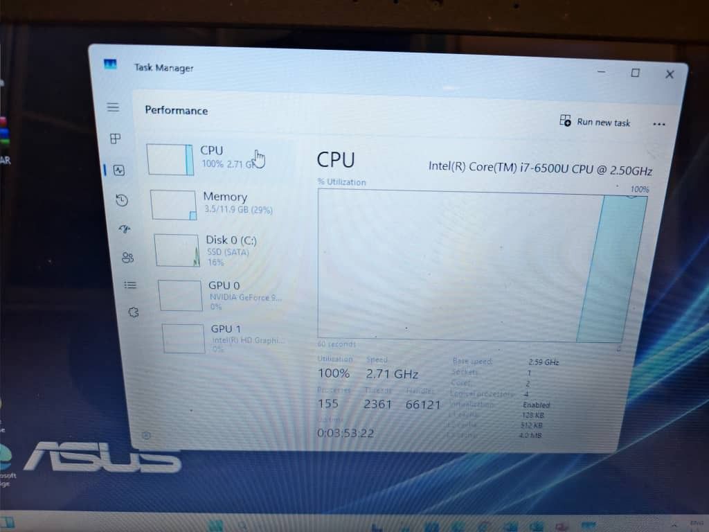 Asus Laptop I7 6th Gen With Nvidia 940M Graphic 500GB SSD, Computers ...
