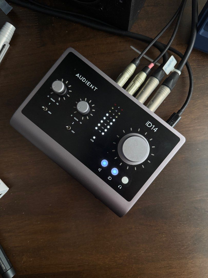 Audient iD 14 MK II Mk2 Audio Interface - ADAT input!, Hobbies & Toys ...
