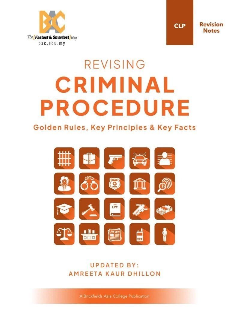 BAC CLP CRIMINAL PROCEDURE: REVISION NOTES (2025 MOST RECENT EDN ...