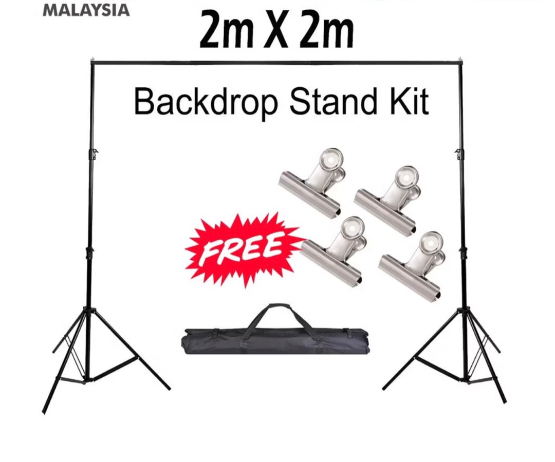Backdrop Stand 2m X 2m, Everything Else, Others on Carousell