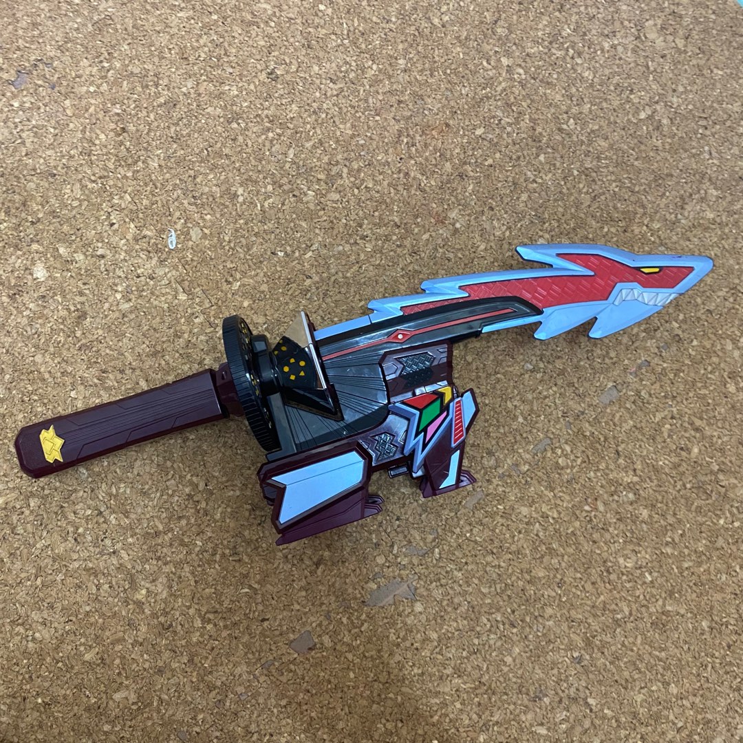 Bandai power rangers shinkenger kyoryu origami samurai set, Hobbies ...