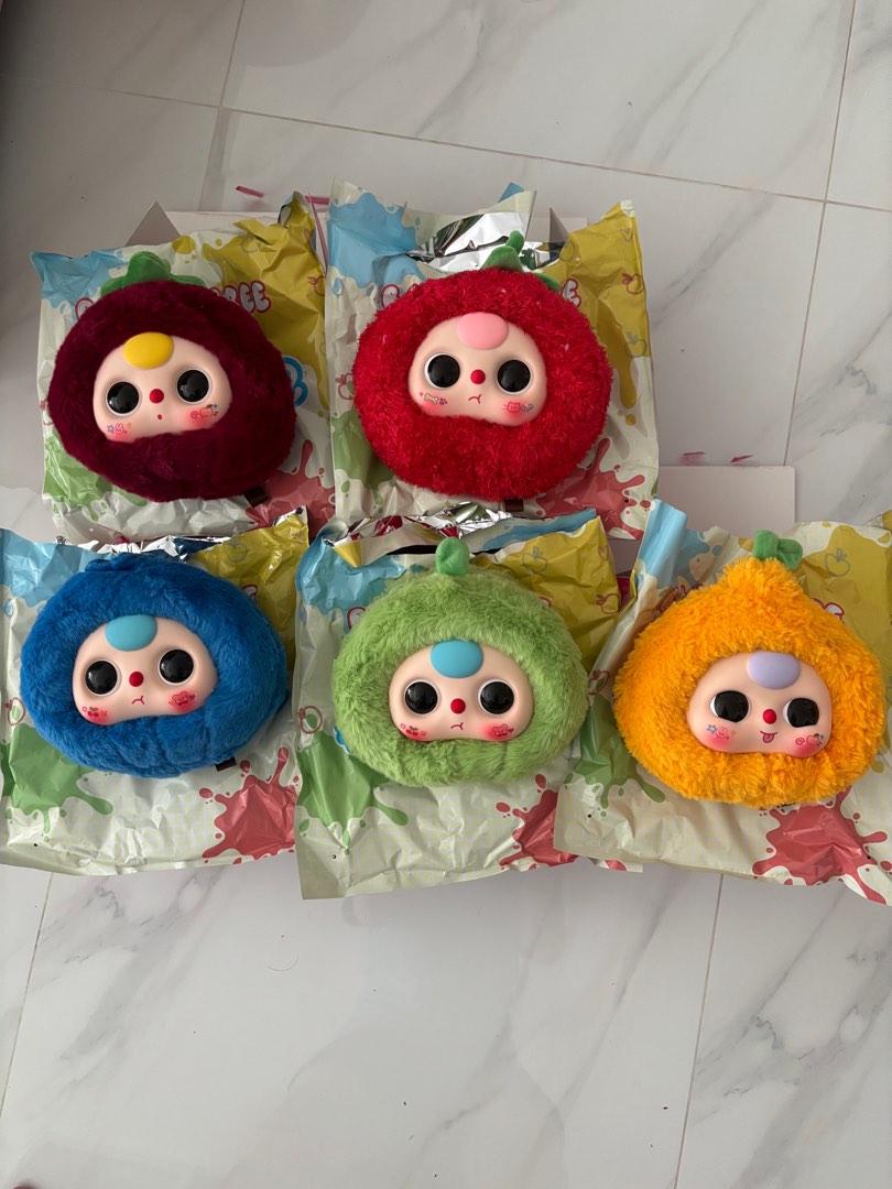 Bb3 baby three fruit zipper bag, Hobbies & Toys, Toys & Games on Carousell