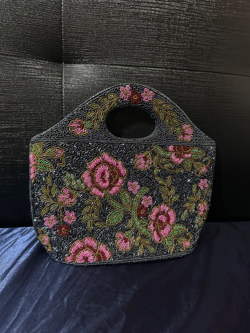 Vintage Beaded batik clutch bag, Women's Fashion, Bags & Wallets ...