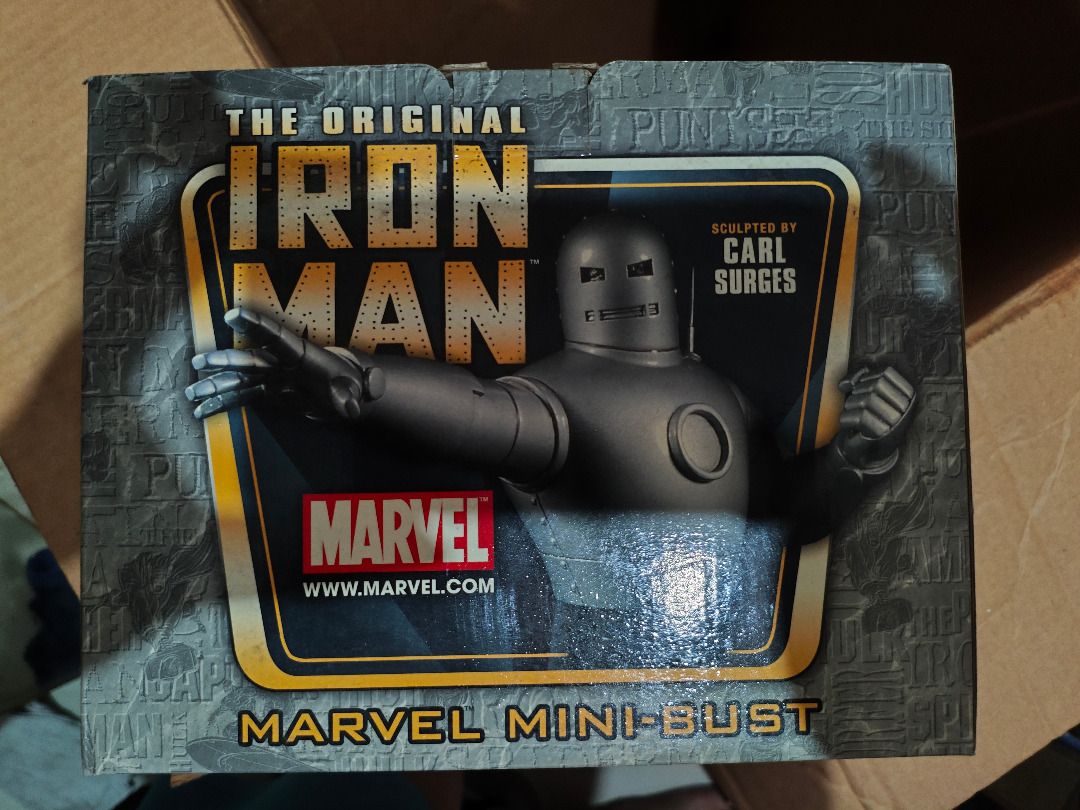 Bowen Designs Iron Man Original Version Marvel Mini Bust, Hobbies ...