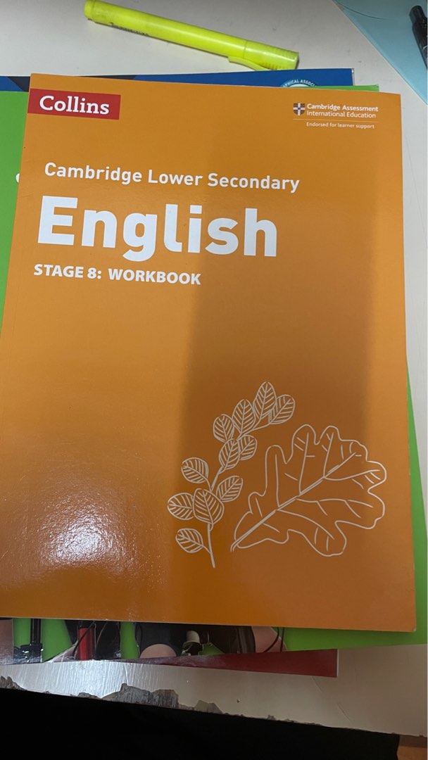 Cambridge Lower Secondary English (Stage 8:Workbook), Hobbies & Toys, Books & Magazines ...