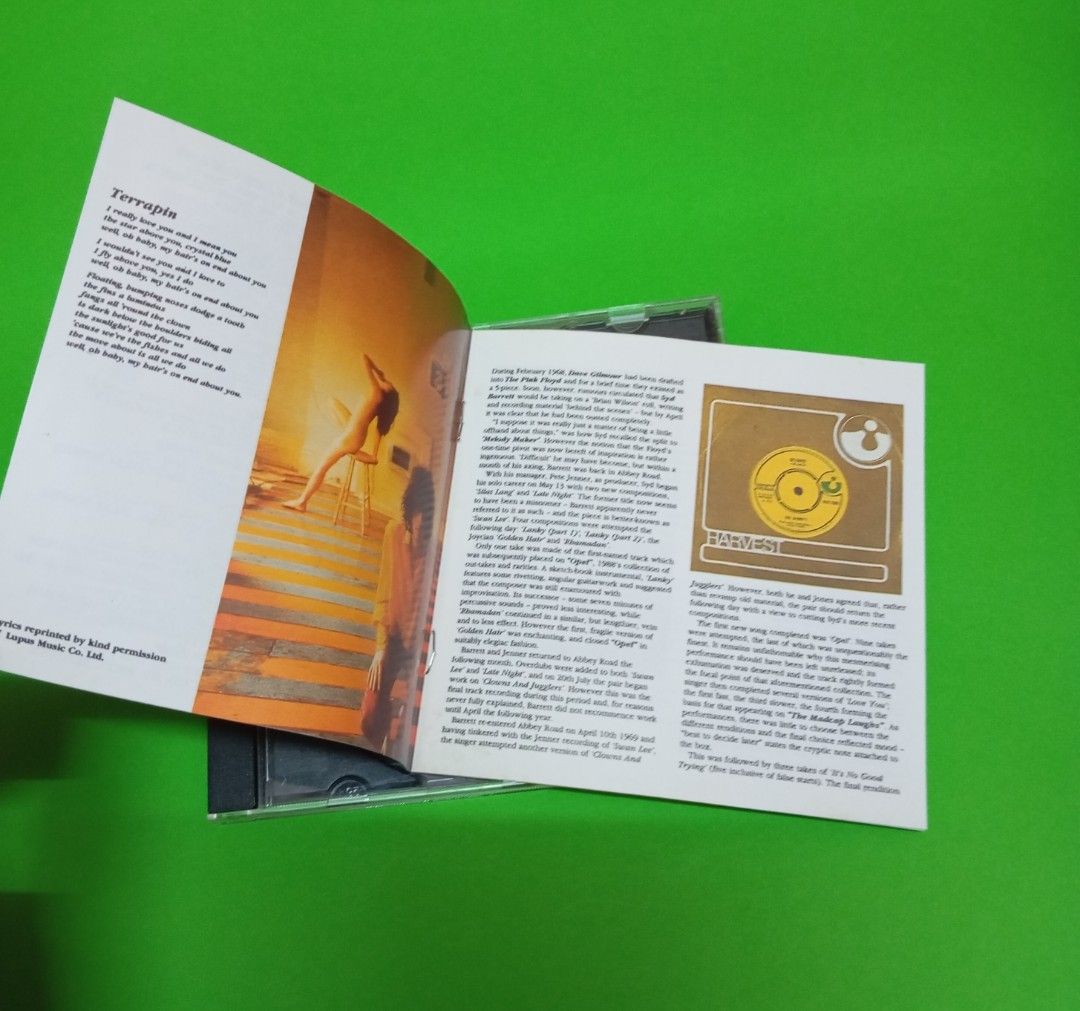 CD SYD BARRETT : THE MADCAP LAUGHS ALBUM CD (REISSUE) PSYCHEDELIC FOLK ...