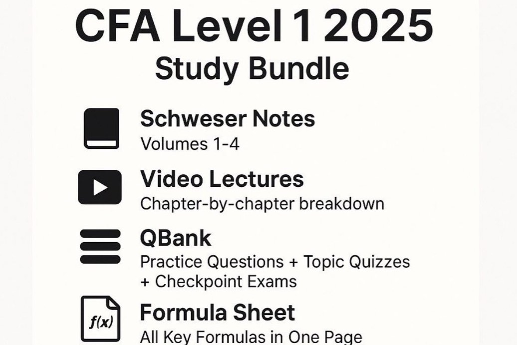 Cfa level 1 study package, Hobbies & Toys, Books & Magazines, Textbooks ...