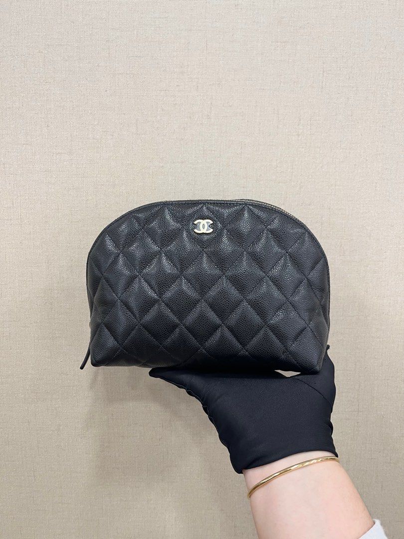 Chanel Black Caviar Make Up Pouch GHW Brand new, Luxury, Accessories on ...