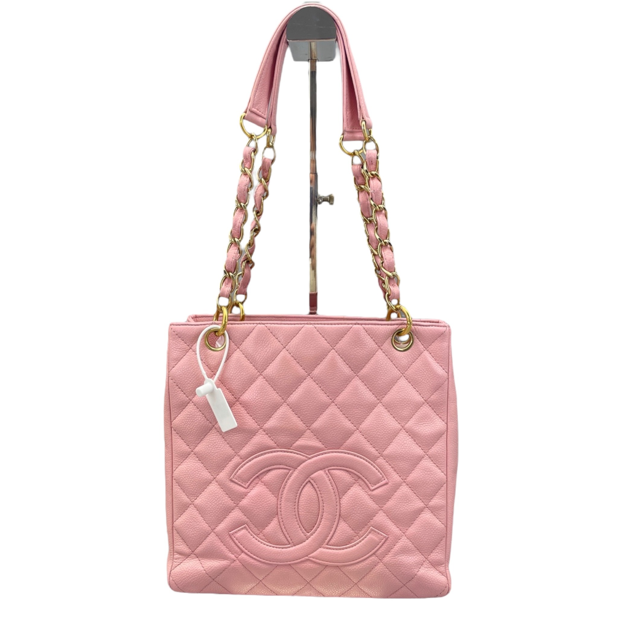 Chanel PST Petite Shopping Tote in Pink Caviar, Luxury, Bags & Wallets ...