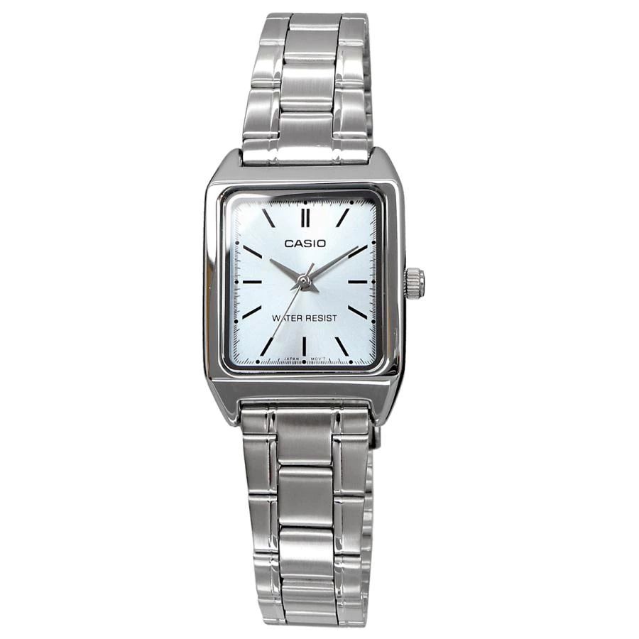 [Chrono Hustle] Casio LTP-V007 Stainless Steel VERY Light Blue Dial Women Watch LTP-V007D-2E LTP ...
