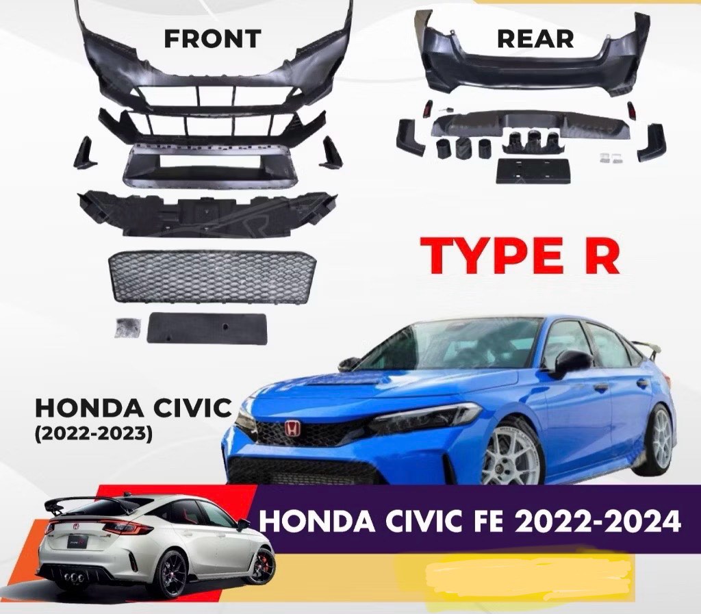 Civic FE bodykit Type R conversion , Car Accessories, Accessories on ...