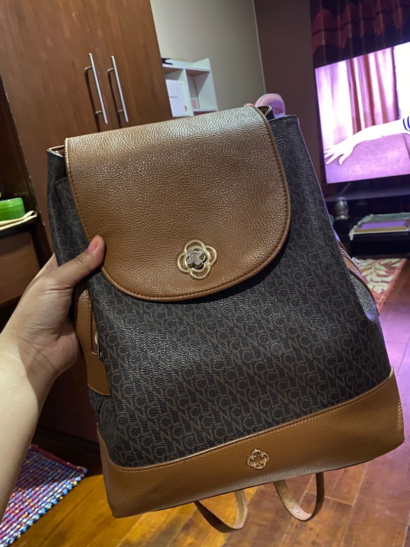 CLN Leather Backpack, Women's Fashion, Bags & Wallets, Backpacks on ...