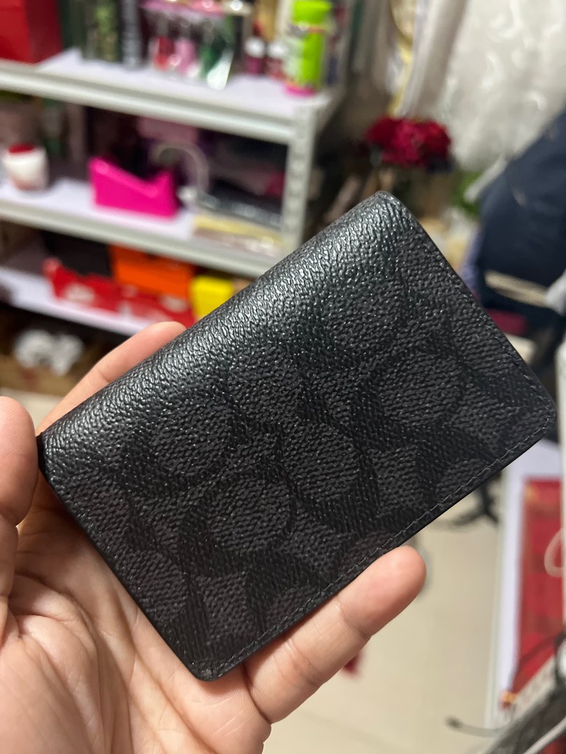 Coach ID card wallet, Men's Fashion, Watches & Accessories, Wallets ...