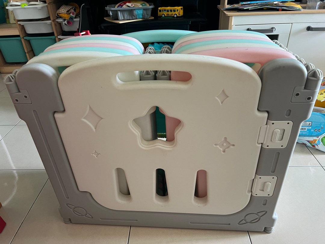 Coby Haus 8+4 Premium Baby Fence, Babies & Kids, Baby Nursery & Kids ...