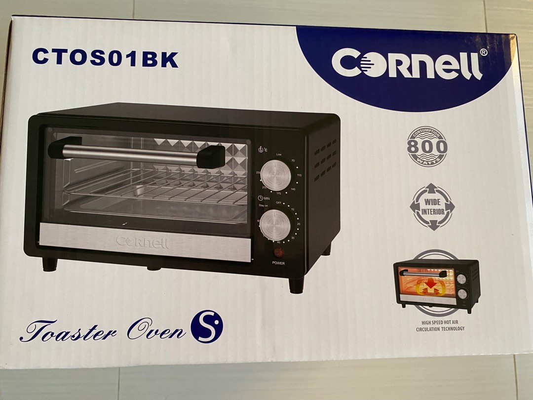 Cornell Oven Toaster CTOS01BK, TV & Home Appliances, Kitchen Appliances ...