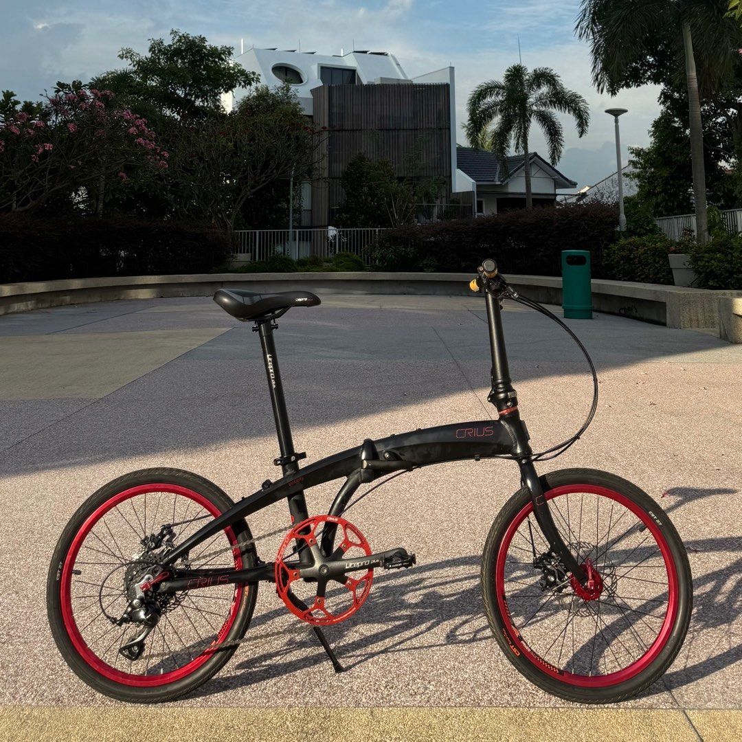 Crius Velocity D Foldable Bicycle Folding Bike Shimano Litepro Kfun ...