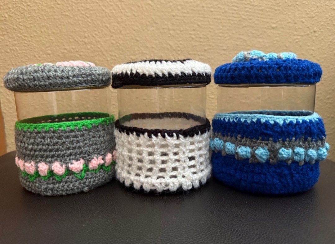 Crochet Balang Container, Hobbies & Toys, Stationery & Craft, Handmade ...