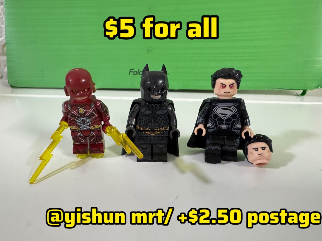 Custom Lego DC heroes set, Hobbies & Toys, Toys & Games on Carousell