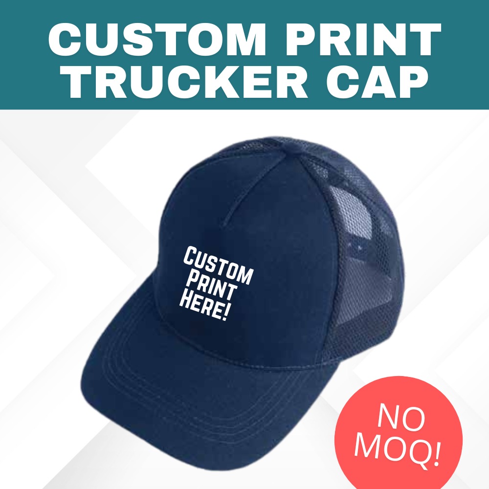 Custom Trucker Cap Printing - No Minimum Order Quantity - Perfect for ...