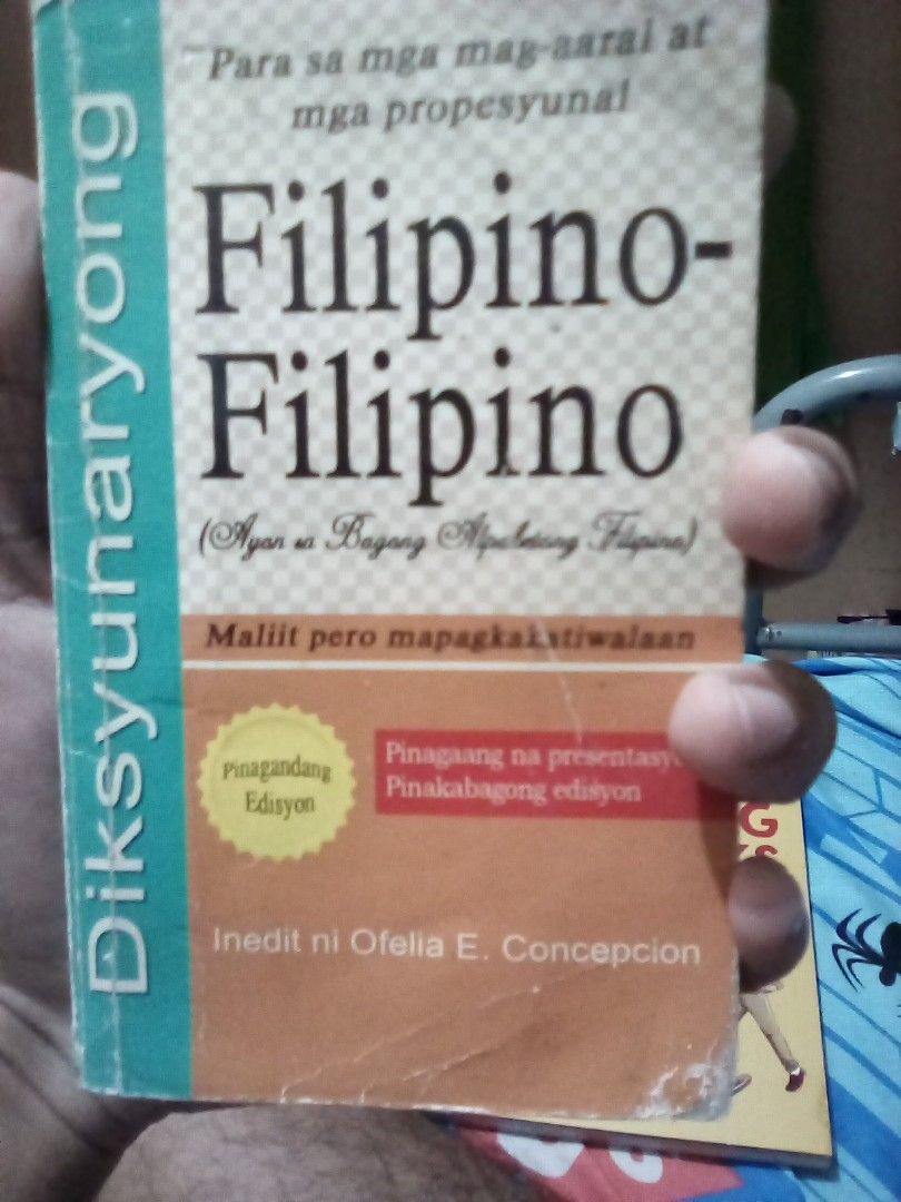 Diksyunaryong Filipino-Filipino (Filipiniana Book/Aklat/Libro) by ...