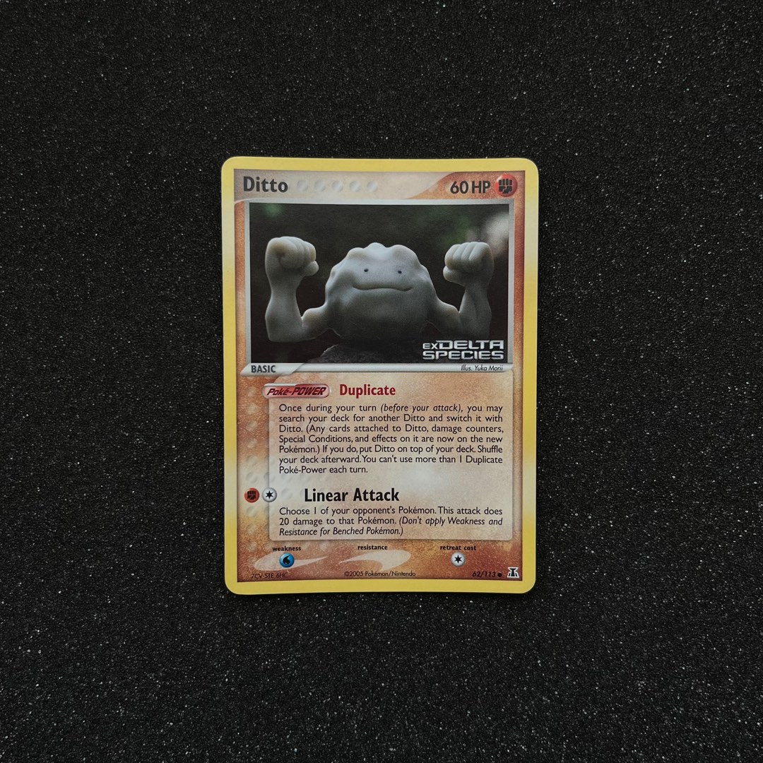 Ditto (Geodude) Reverse Holo #62 Delta Species, Hobbies & Toys, Toys ...
