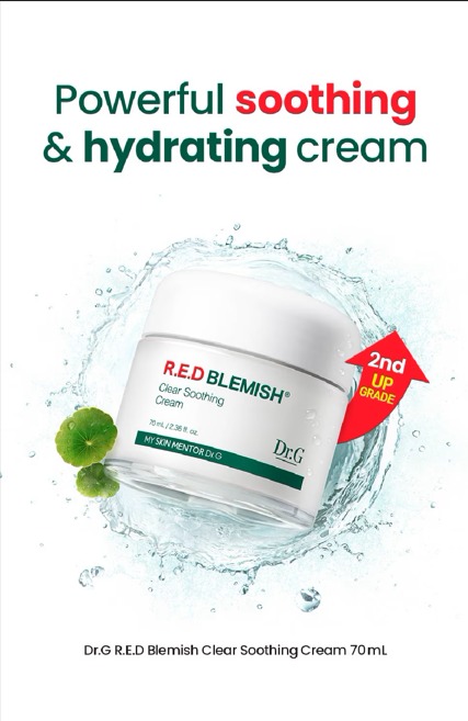 DR.G R.E.D Blemish Clear Soothing Cream (Moisturising Soothing Cream ...