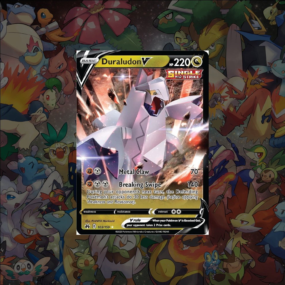 [Duraludon V] Pokemon TCG Crown Zenith Duraludon V, Hobbies & Toys ...