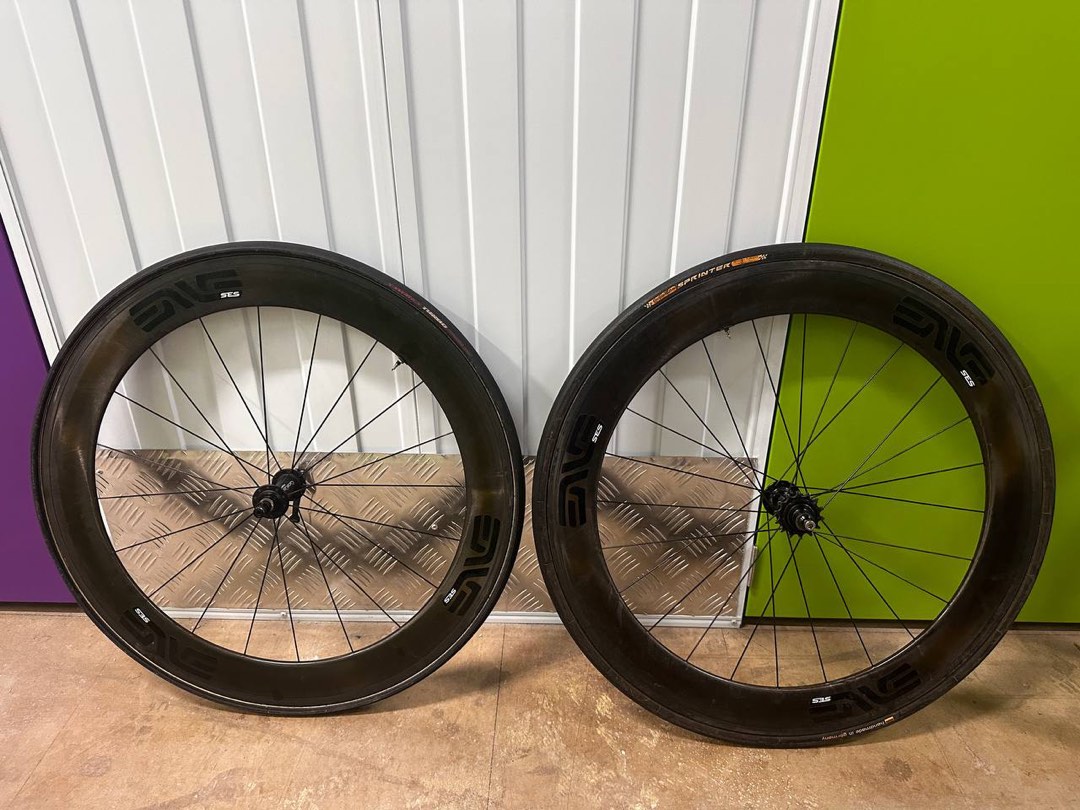 Enve classic 65 track wheelset for fixed gear, Sports Equipment ...