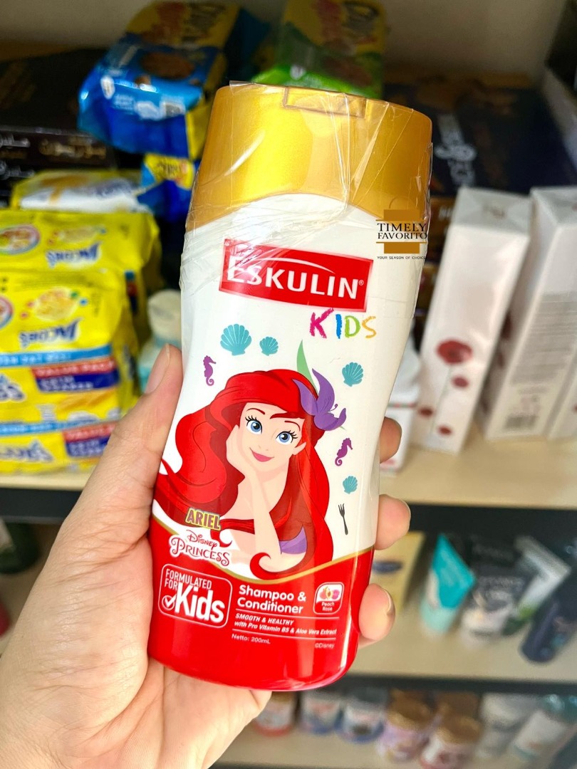Eskulin Kids Ariel Shampoo & Conditioner 200ml, Babies & Kids, Bathing ...
