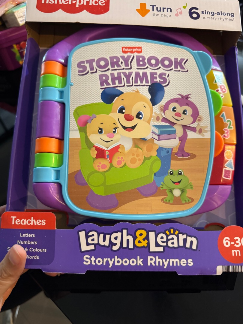 Fisher Price Laugh and Learn storybook, Hobbies & Toys, Toys & Games on ...