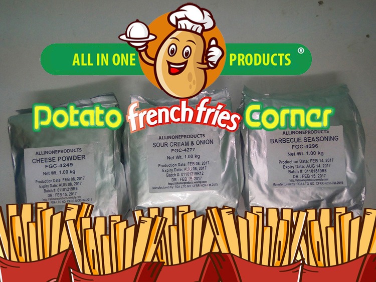French Fries Flavoring Powder 1kg Potato Kangkong Chips Corner Powder ...