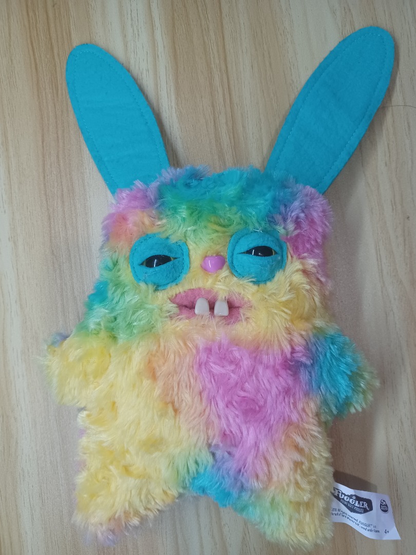 Fuggler - rabid rabbit (rainbow), Hobbies & Toys, Toys & Games on Carousell