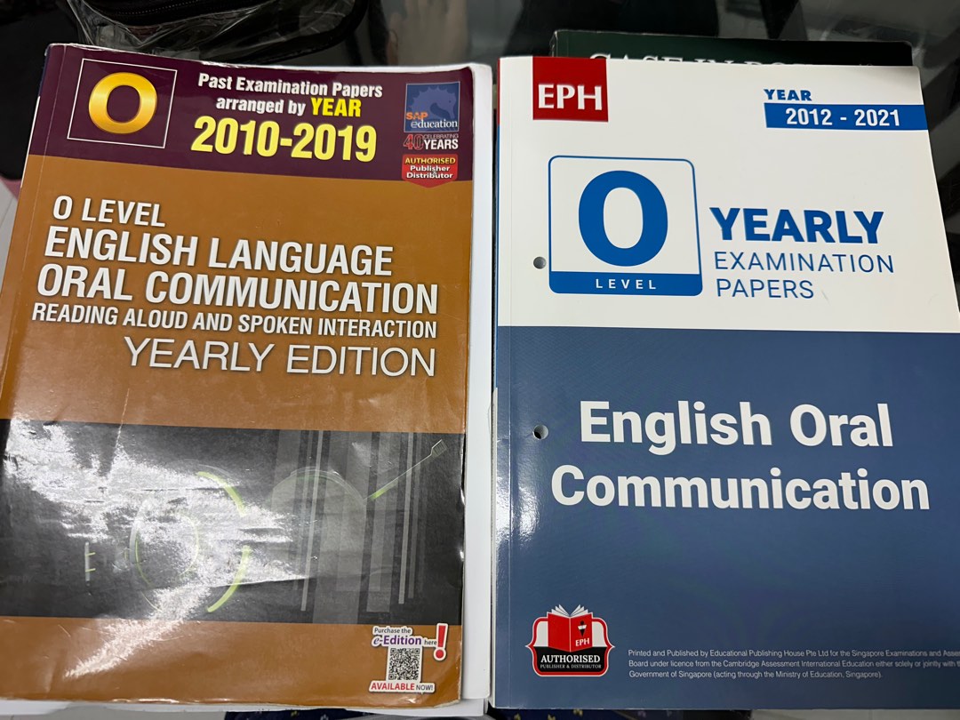 GCE O Level English Language Oral Communication, Hobbies & Toys, Books ...