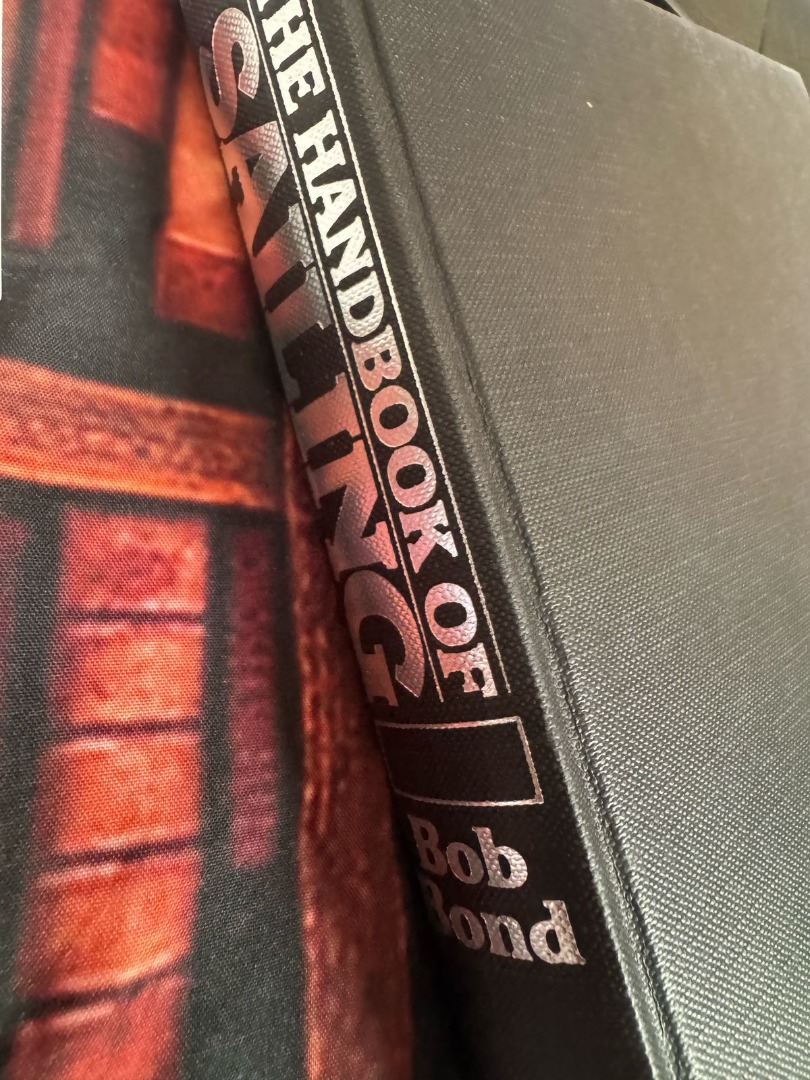 HARDCOVER 1982 Handbook Sailing Bob Bond Sail Sailor Sports Hobby Water ...