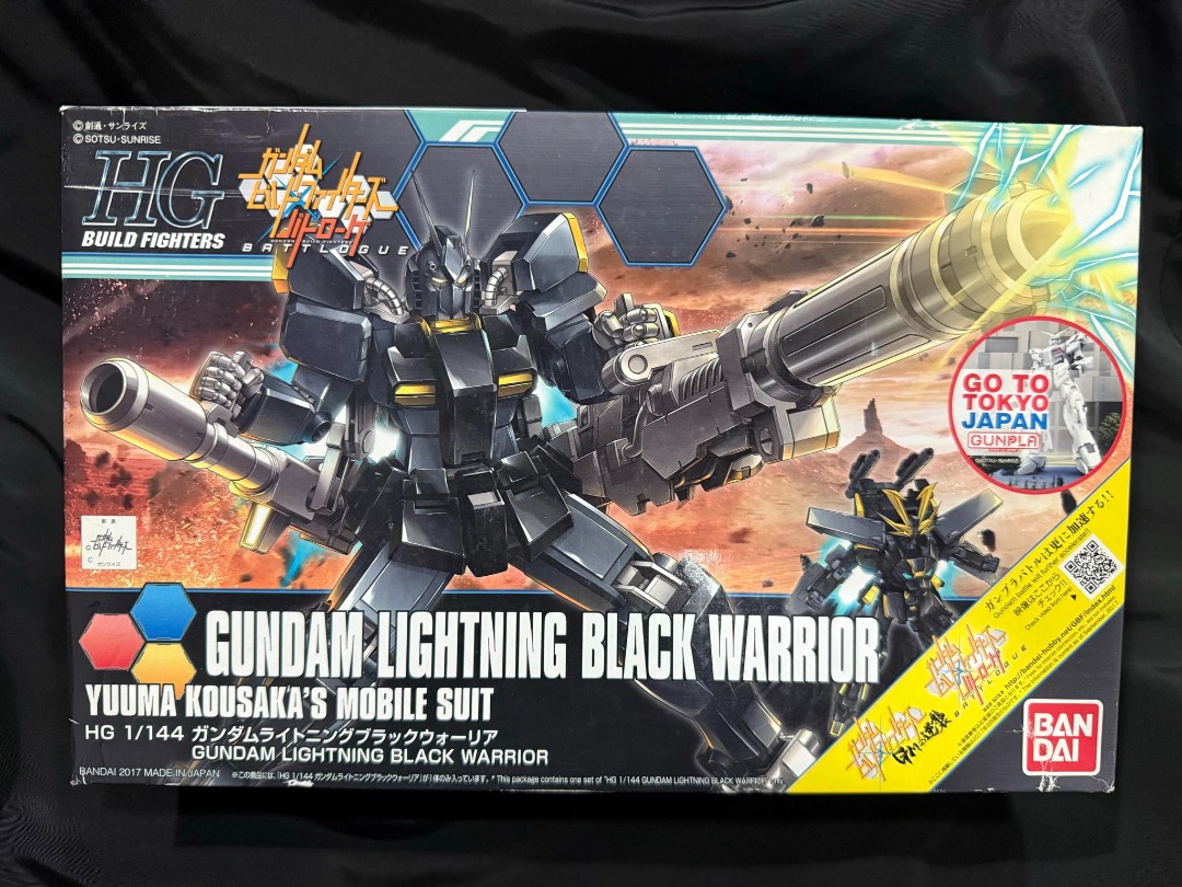HGBF 1/144 Gundam Lightning Black Warrior, Hobbies & Toys, Toys & Games on Carousell