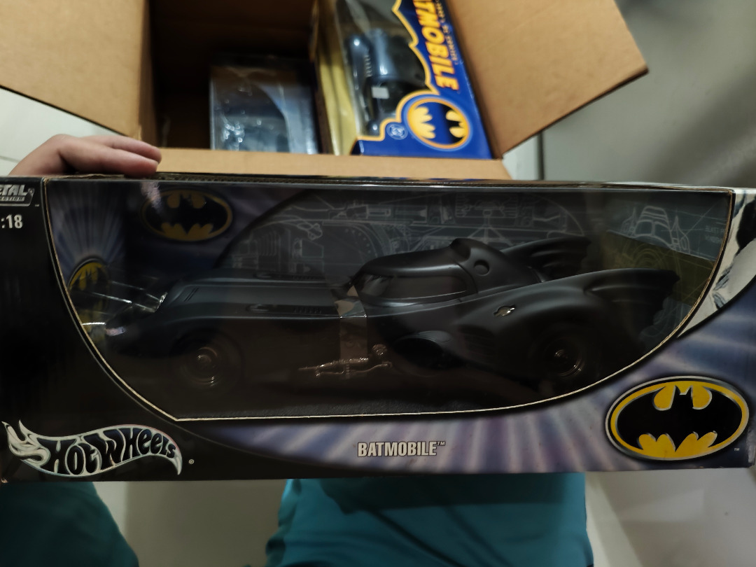 Hot Wheels 1:18 Metal Collection BATMOBILE 1989 Batman Movie Car ...