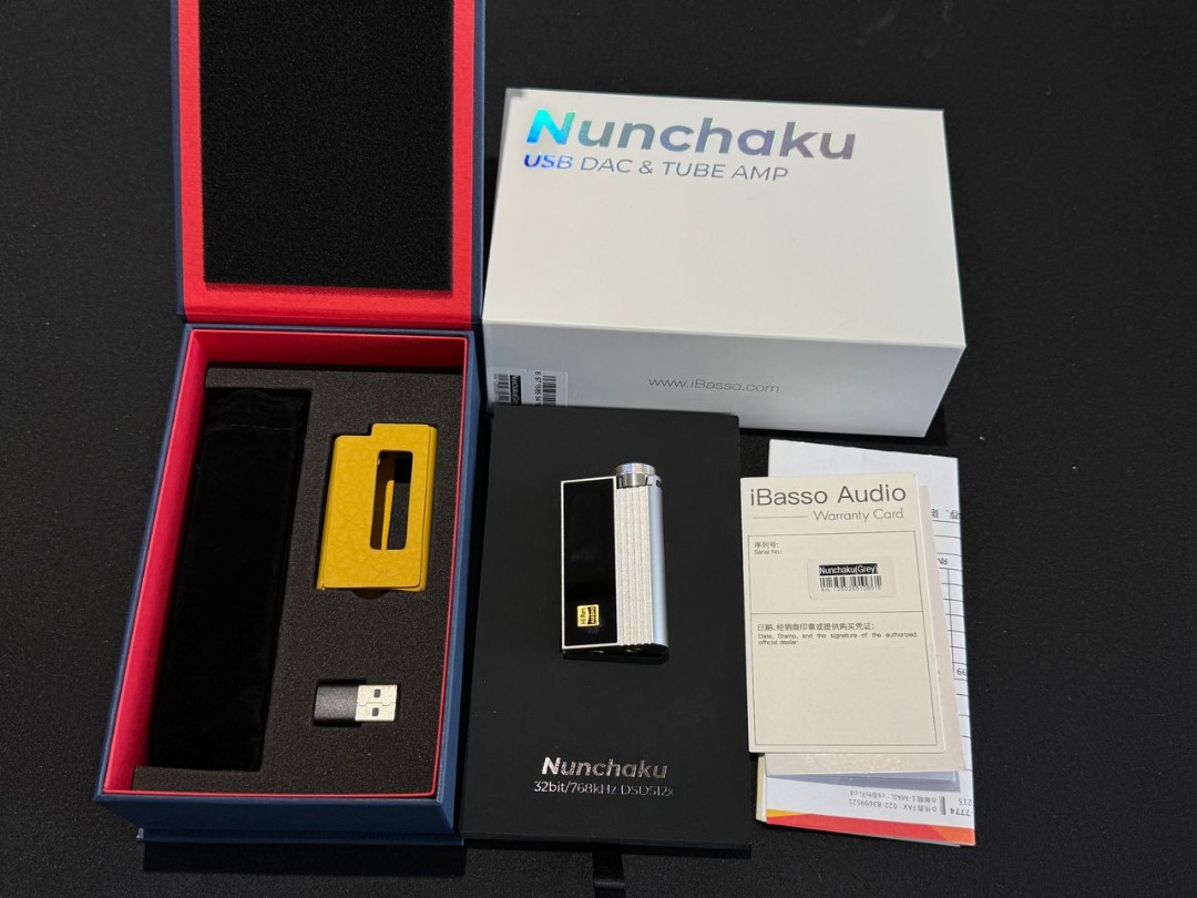 iBasso Nunchaku, Desktop DAC and Amplifier: Dual JN6418 Tubes, CS43198 DAC, FPGA, DSD512, Dual 3 ...