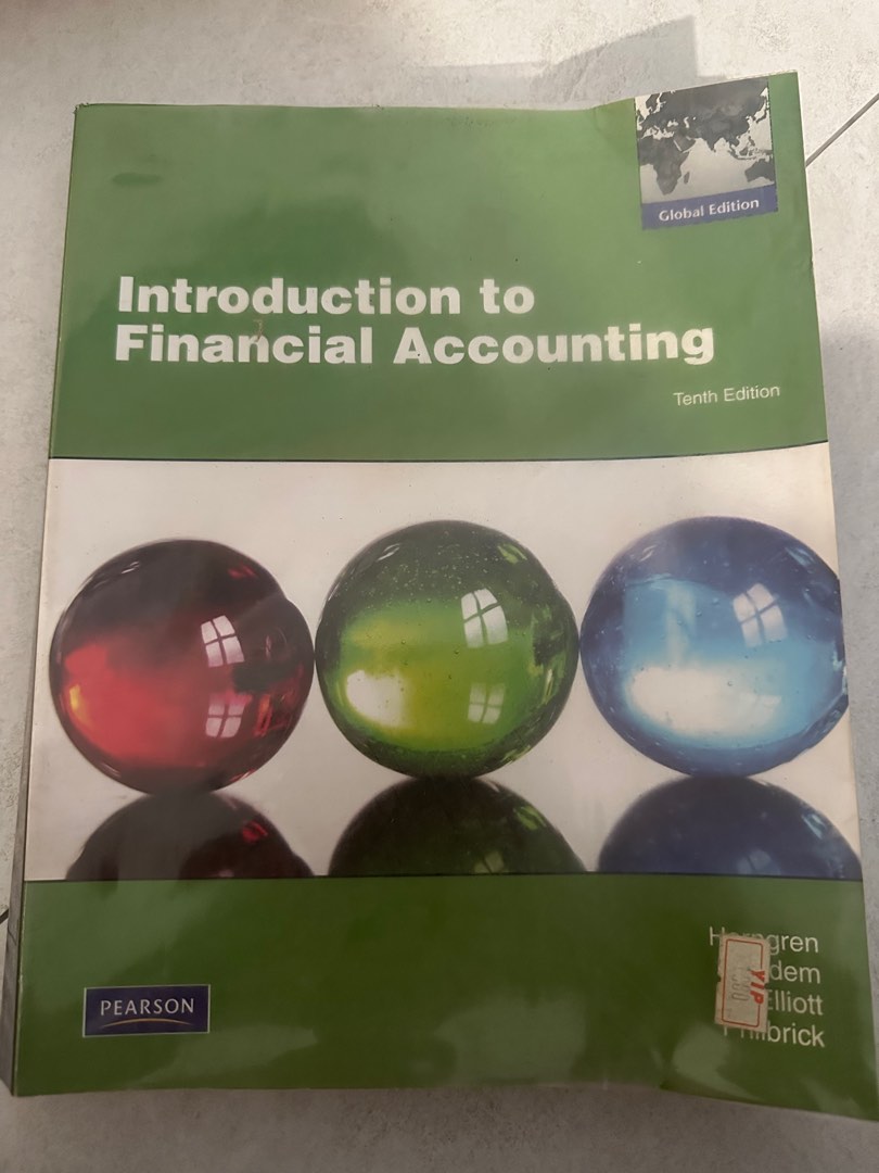 Introduction to Financial Accounting 10th Edition, Hobbies & Toys ...
